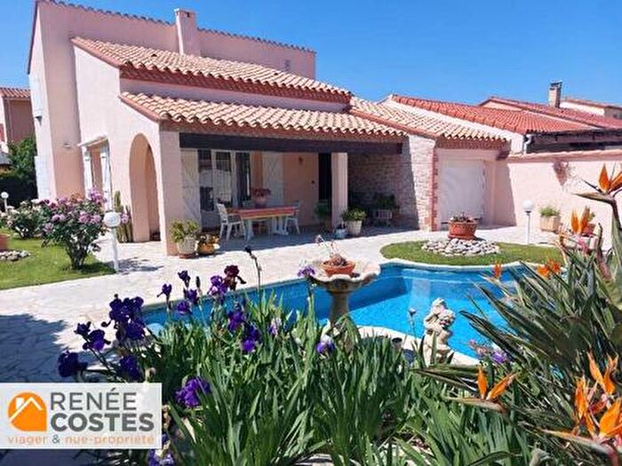 Maison à vendre - Canet-en-Roussillon, Route de Saint-Nazaire, Les Fontaines, Etang - 4 pièces - 3 chambres