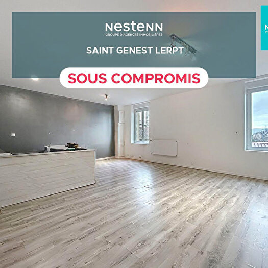 Appartement à vendre - Saint-Genest-Lerpt - 4 pièces - 2 chambres