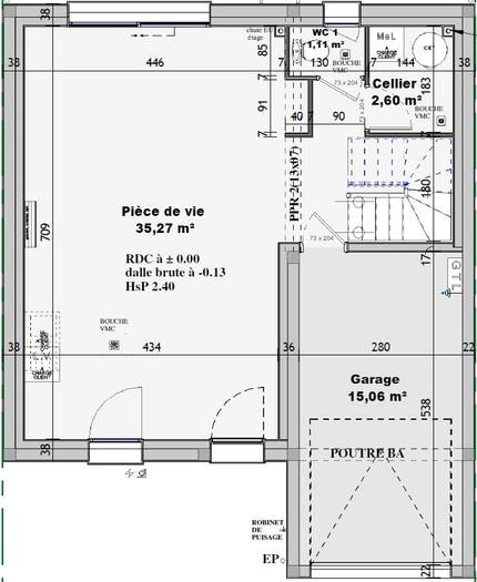 Maison 3 pièces à vendre - Douvres-la-Délivrande