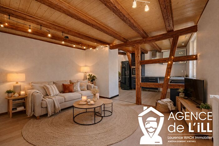 Appartement à louer - Sélestat, Centre-ville - 3 pièces - 2 chambres