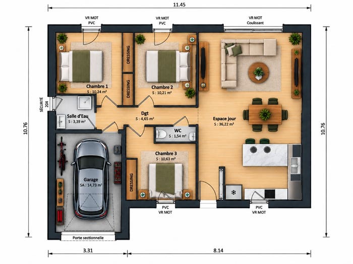 Maisons à vendre et appartements à louer - 3