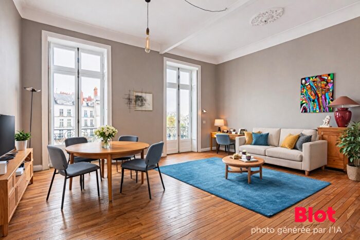 Appartement à vendre - Nantes, Centre-ville - 6 pièces - 4 chambres