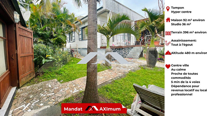 Maison à vendre - Le Tampon, Centre-ville - 4 pièces - 3 chambres