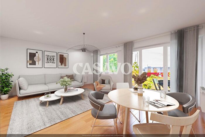 Appartement à vendre - Charenton-le-Pont, Valmy - 3 pièces - 2 chambres