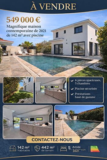 Maison à vendre - Montarnaud - 6 pièces - 5 chambres