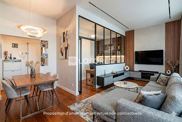 Appartement à vendre - Paris e , Porte de Saint-Cloud, Auteuil-Sud - 3 pièces - 2 chambres