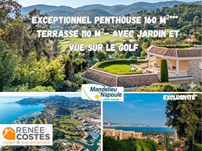 Appartement à vendre - Mandelieu-la-Napoule, Minelle - 5 pièces - 3 chambres