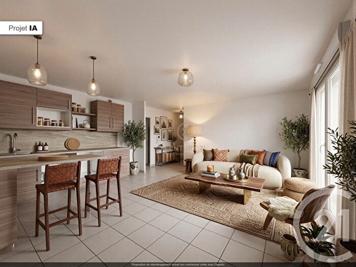 Appartement à vendre - Décines-Charpieu - 3 pièces - 2 chambres