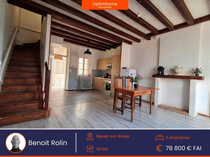 Bessé-sur-Braye : Maison 3 pièces à vendre