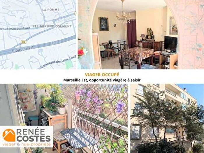 Appartement à vendre - Marseille e , La Pomme - 4 pièces - 2 chambres