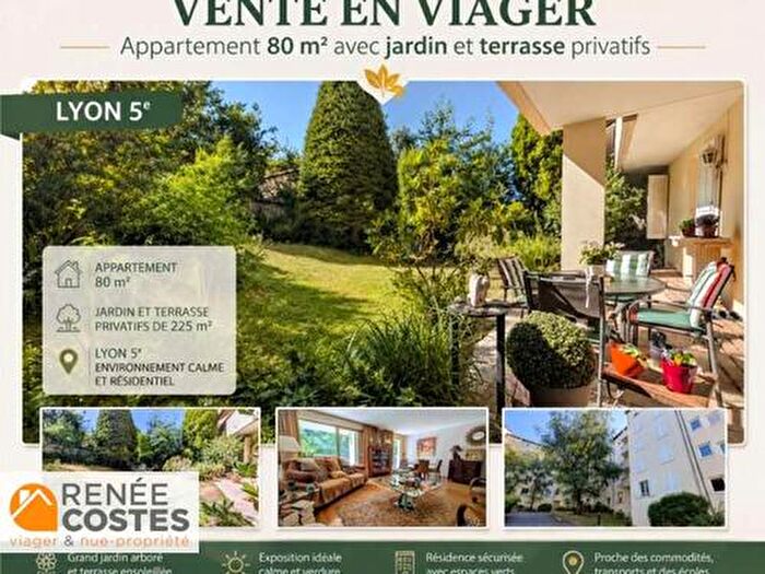 Lyon 5ème, Champvert, Point du Jour, Jeunet : Appartement 3 pièces à vendre