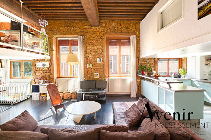 Appartement à vendre - Lyon e , Croix Rousse Est - 3 pièces - 2 chambres
