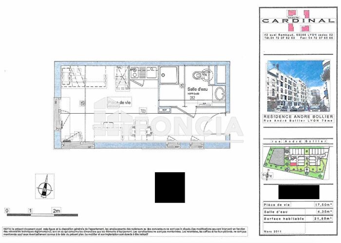 Appartement à vendre - Lyon e , Gerland - 1 pièce