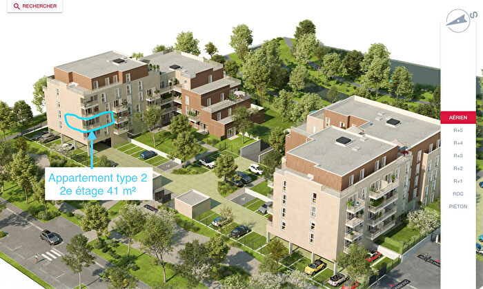 Appartement à vendre - Amiens, Faubourg de Hem - 2 pièces - 1 chambre