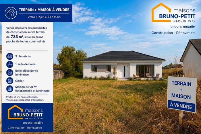 Maison 4 pièces à Bordes, à vendre
