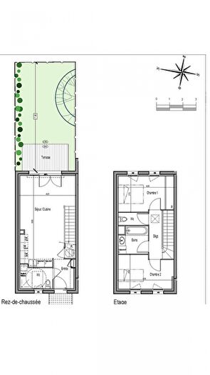 Lacanau, Lacanau ville, Centre-ville - Maison 3 pièces à vendre