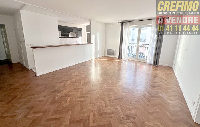 Appartement à vendre - Asnières-sur-Seine, Bécon, Bourguignons - 3 pièces - 2 chambres