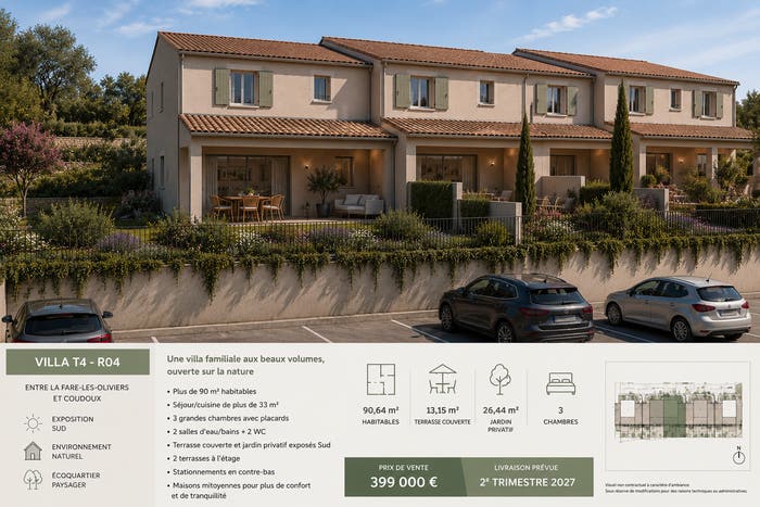 Maison 4 pièces à Coudoux, à vendre
