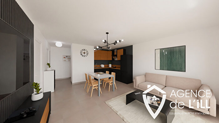 Sélestat, Centre Hospitalier, Route de Kintzheim : Appartement 2 pièces à vendre