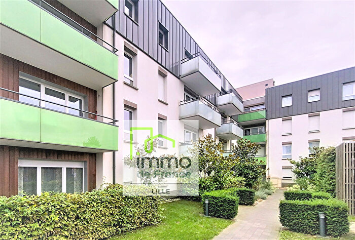 Appartement à vendre - Ronchin, Cité Jardin - 2 pièces - 1 chambre
