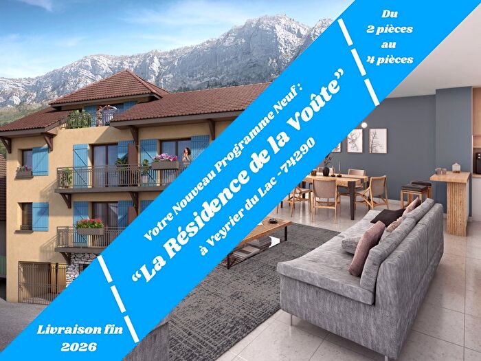 Appartement à vendre - Veyrier-du-Lac - 3 pièces - 2 chambres