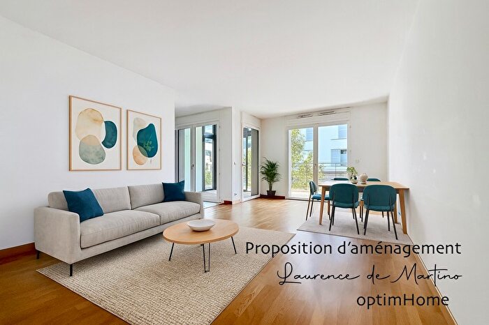 Appartement à vendre - Nanterre, Chemin de lîle - 3 pièces - 2 chambres