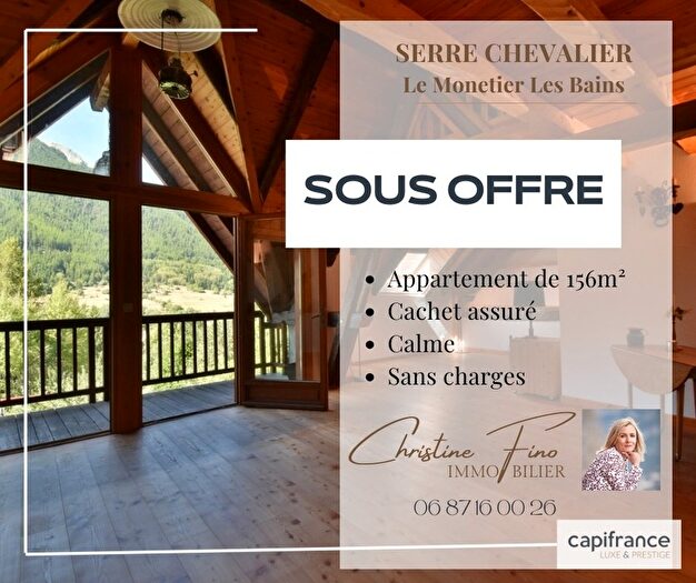 Appartement à vendre - Le Monêtier-les-Bains - 7 pièces - 5 chambres