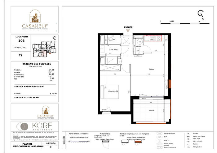 Appartement à vendre - Marseillan, Marseillan, Port de Marseillan - 2 pièces - 1 chambre