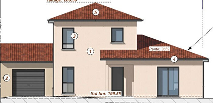 Maison à vendre - Guéreins - 4 pièces - 3 chambres