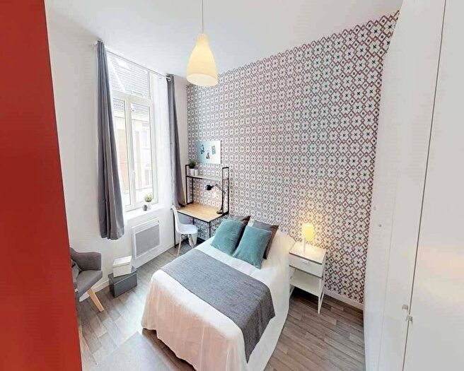 Appartement à louer - Moulins, Lille - 1 pièce - 1 chambre