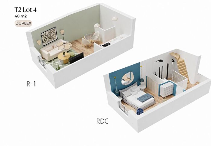 Appartement 2 pièces à vendre - Saint-Genis-Laval, Centre-ville