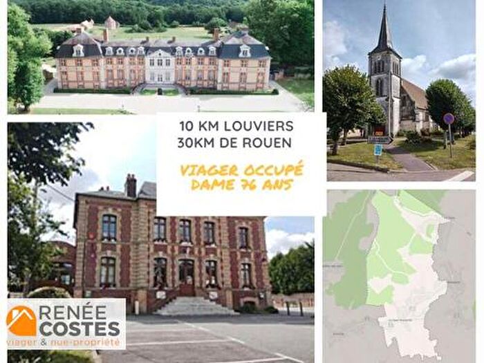 Maison à vendre - La Haye-Malherbe - 6 pièces - 3 chambres