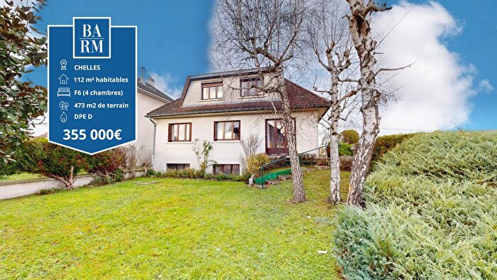 Maison à vendre - Chelles, Les Coudreaux - 6 pièces - 4 chambres