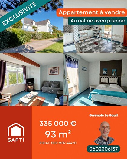 Piriac-sur-Mer - Appartement 4 pièces à vendre