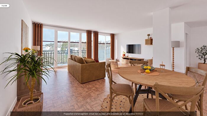 Appartement à louer - Ville-dAvray - 3 pièces - 2 chambres