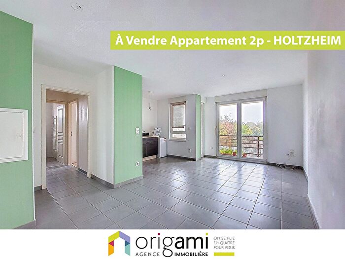 Appartement à vendre - Holtzheim - 2 pièces - 1 chambre