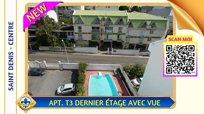 Appartement à vendre - Saint-Denis, Centre-ville - 3 pièces - 2 chambres
