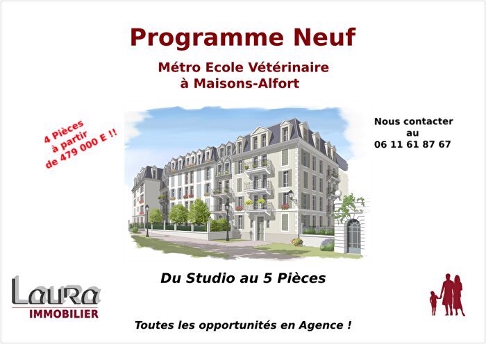 Appartement à vendre - Maisons-Alfort, Alfort - 4 pièces - 2 chambres