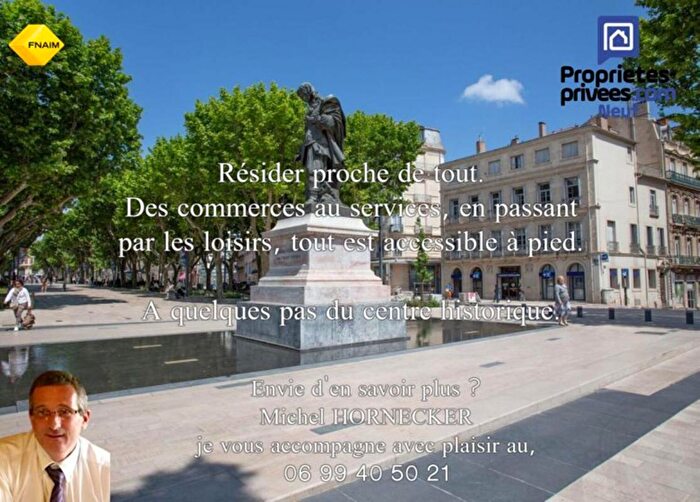 Appartement à vendre - Béziers, Centre-ville, Palais des Congrès, Garibaldi, Gambetta - 3 pièces - 2 chambres