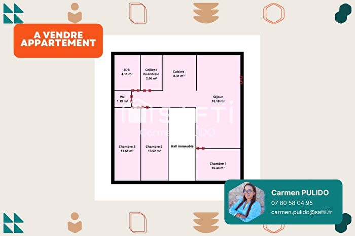 Cavignac - Appartement 4 pièces à vendre