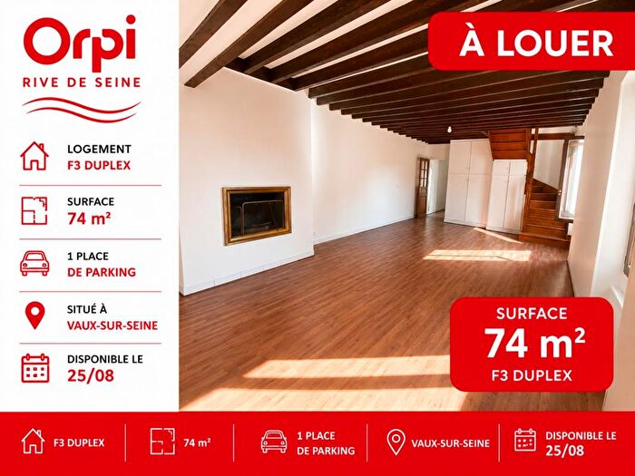 Appartement 3 pièces à louer - Vaux-sur-Seine