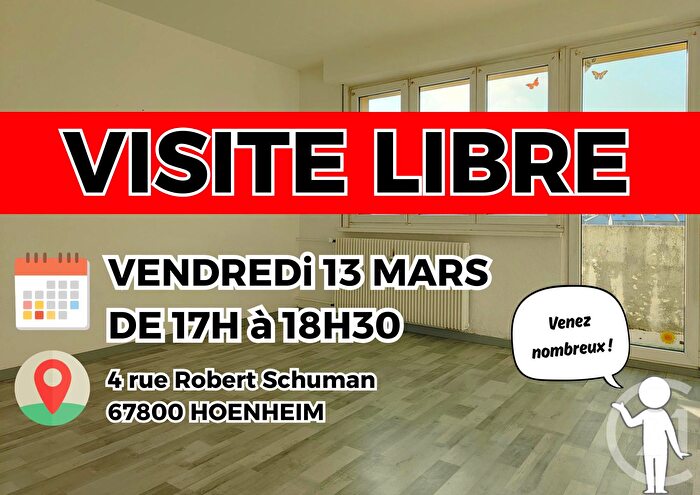 Appartement à vendre - Hoenheim - 2 pièces - 1 chambre