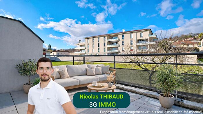 Appartement à vendre - Saint-Just-Chaleyssin - 2 pièces - 1 chambre