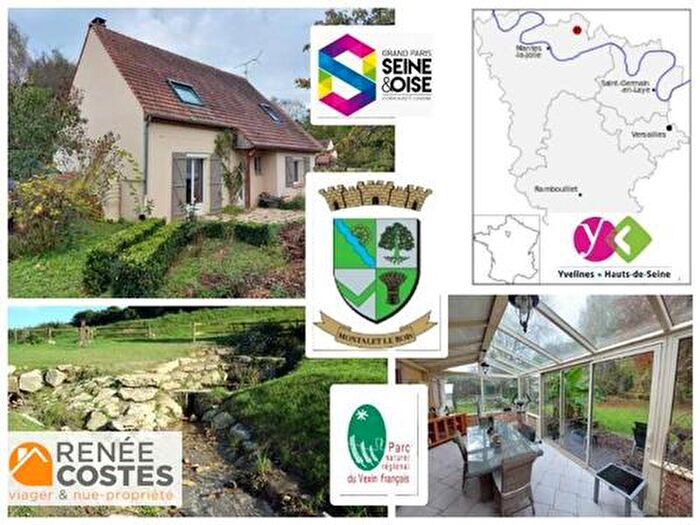 Maison à vendre - Montalet-le-Bois - 6 pièces - 3 chambres