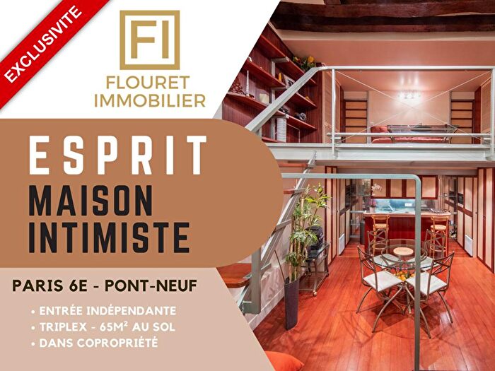 Maison 3 pièces à vendre - Paris 6ème, Saint-Michel, Monnaie