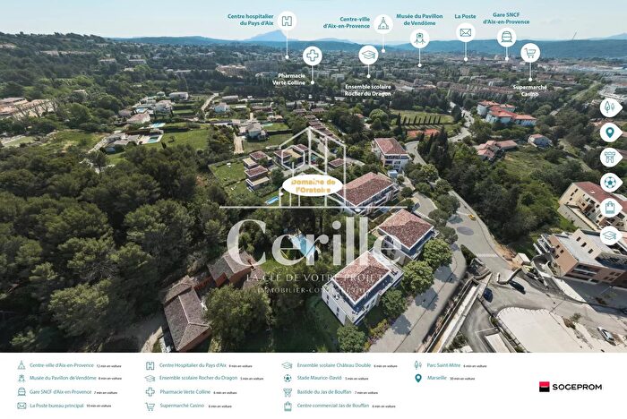 Appartement à vendre - Aix-en-Provence, Jas de Bouffan - 3 pièces - 2 chambres