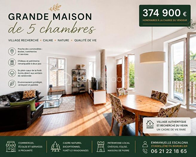 Grisy-les-Plâtres - Maison 6 pièces à vendre