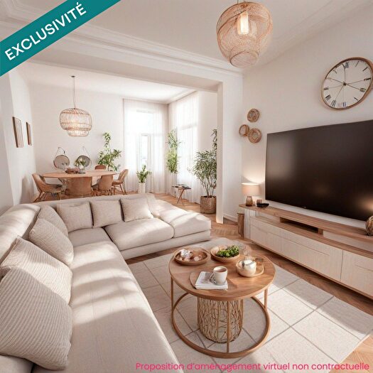 Appartement à vendre - Marseille e , Sainte-Marthe - 4 pièces - 3 chambres