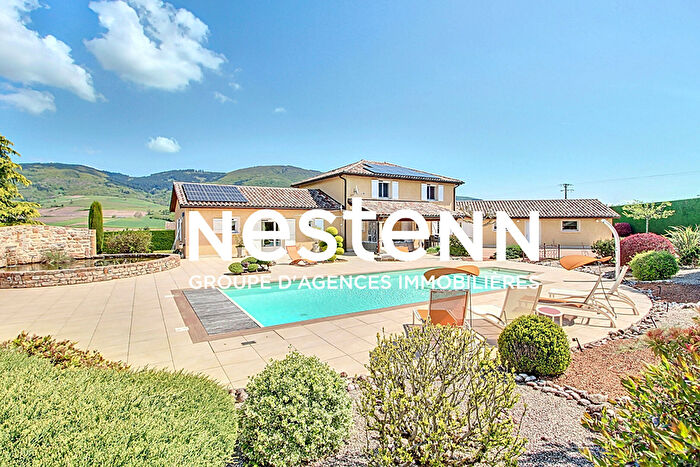 Maison à vendre - Saint-Didier-sur-Beaujeu - 7 pièces - 4 chambres