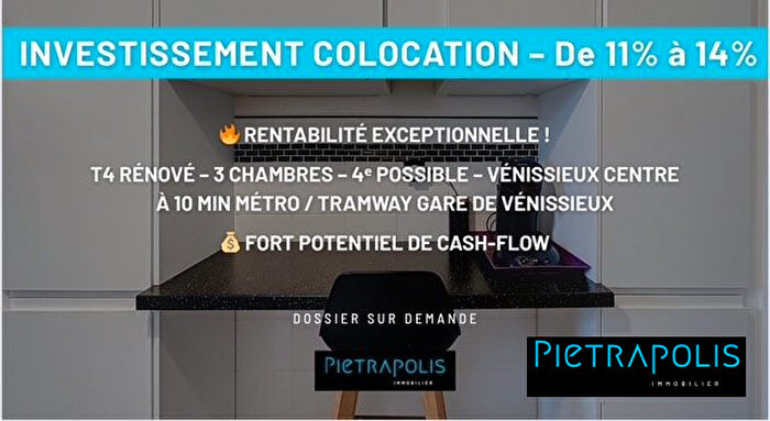 Vénissieux : Appartement 4 pièces à vendre